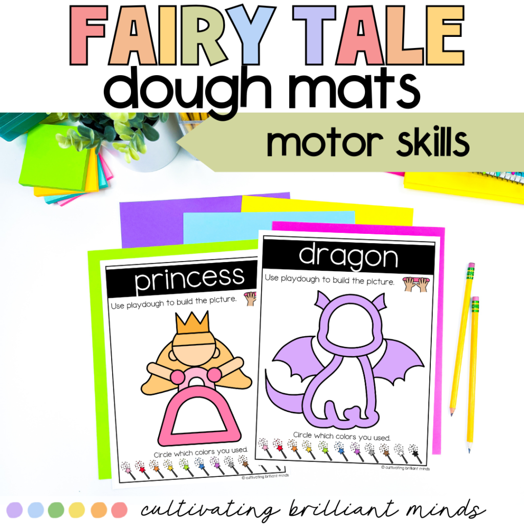 Fairy Tale Dough Mats | Dough Mats | Fine Motor Skills | Fairy Tale ...