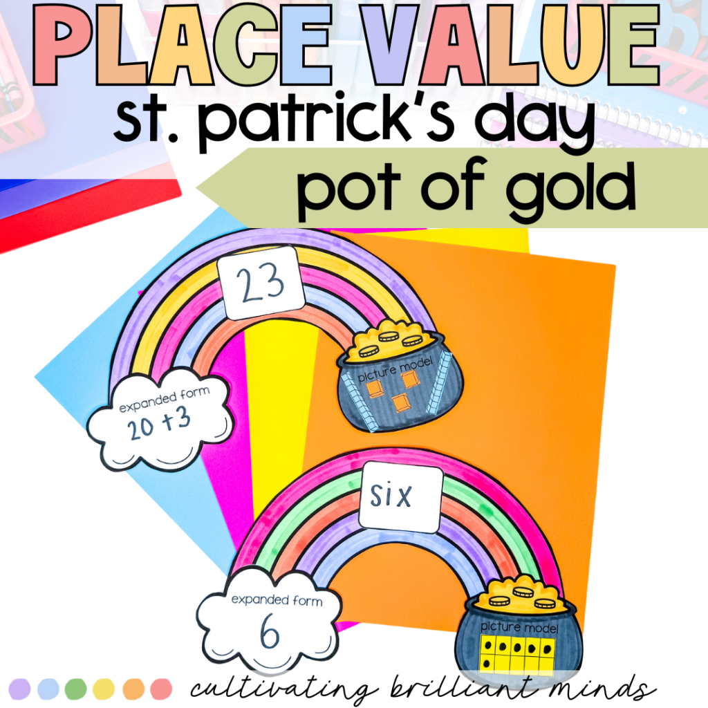 March Math Place Value Craft St. Patrick’s Day Math Craft - Cultivating ...