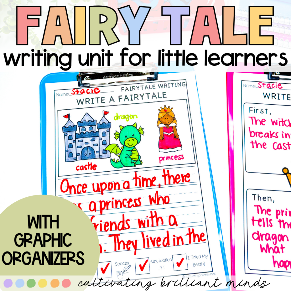 Fairy Tale Writing Unit | Graphic Organizers | Writing Prompts ...