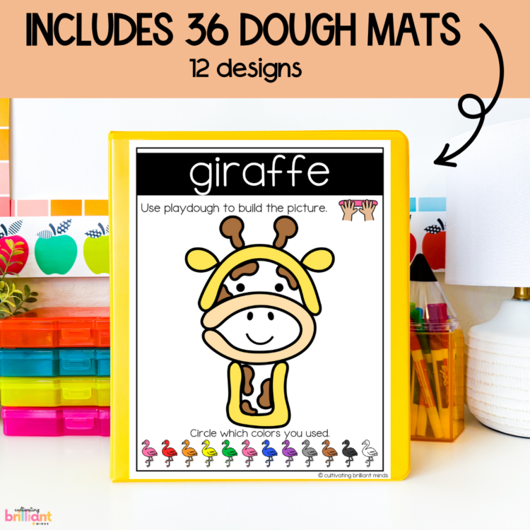 Zoo Play Dough Mats Fine Motor Skills Dough Activities & Centers ...