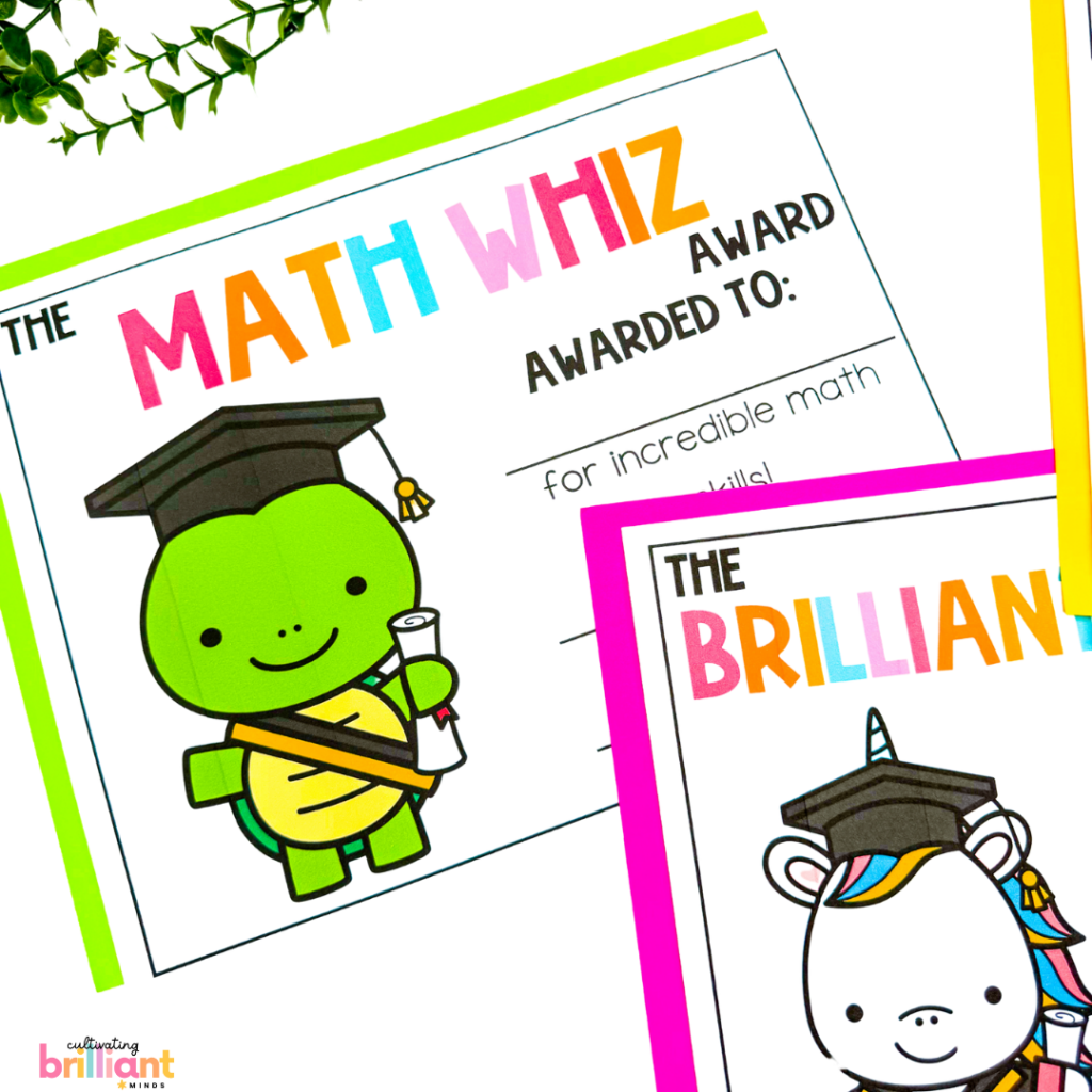 Editable End of the Year Student Awards | Award Certificates ...