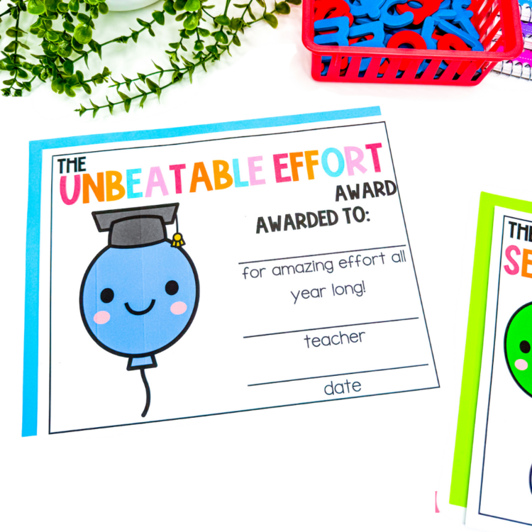 Editable End of the Year Student Awards | Award Certificates ...