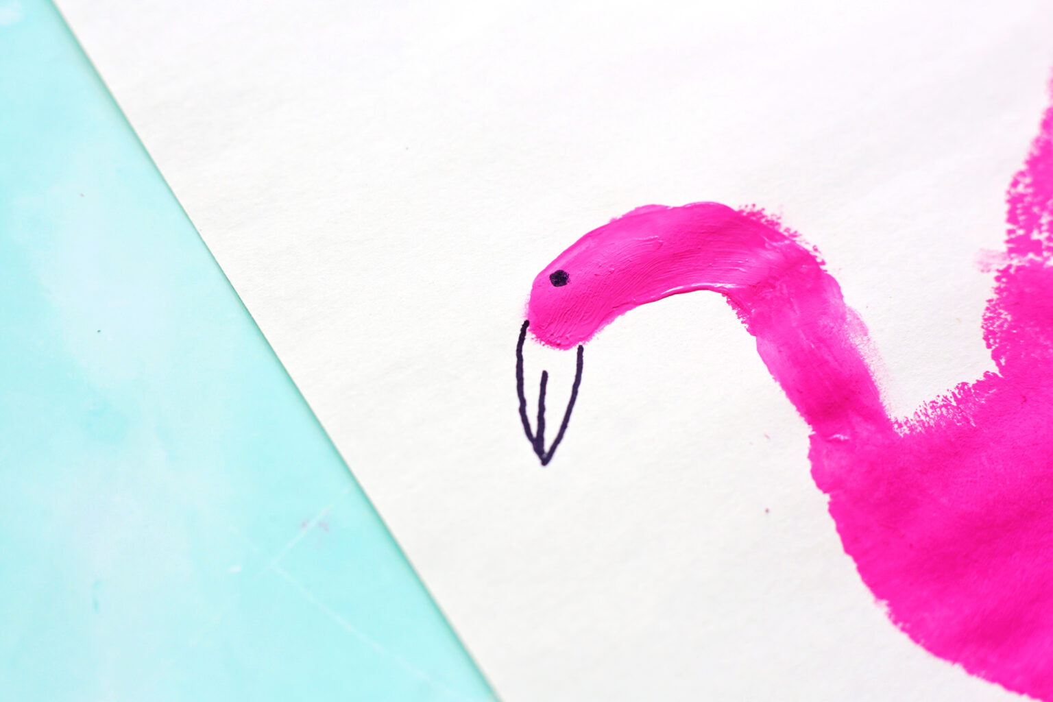 Flamingo Handprint Craft for Kids: A Fun Summer Art Project ...