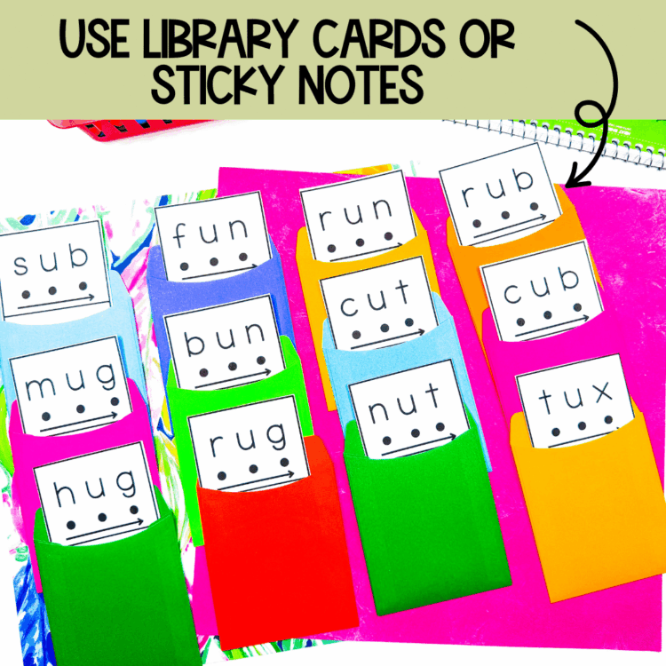 CVC Short U Mystery Words | Literacy Center | Self-Checking | Science ...