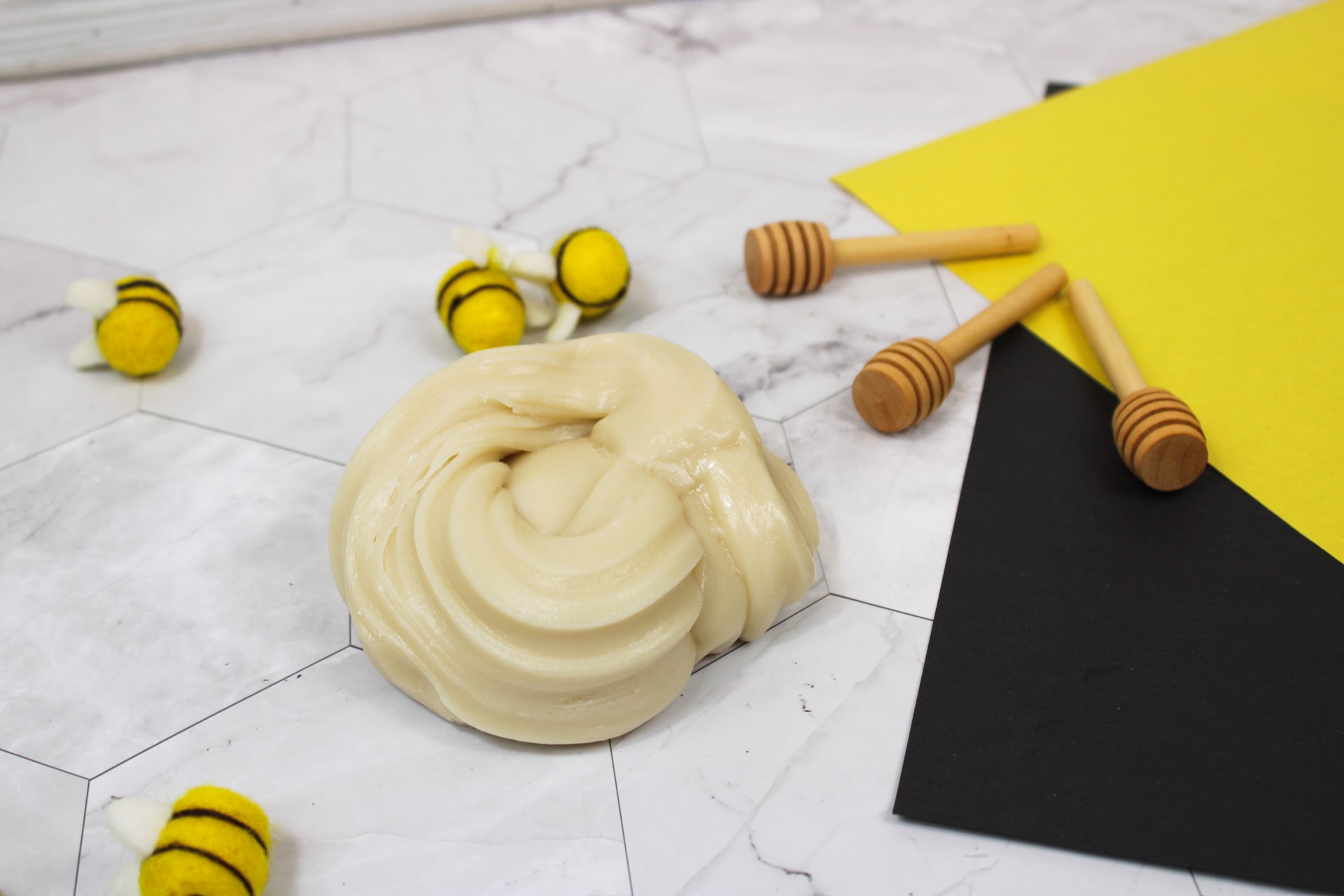 Edible Honey Bee Slime Recipe: A Sweet Bee-Themed Activity ...