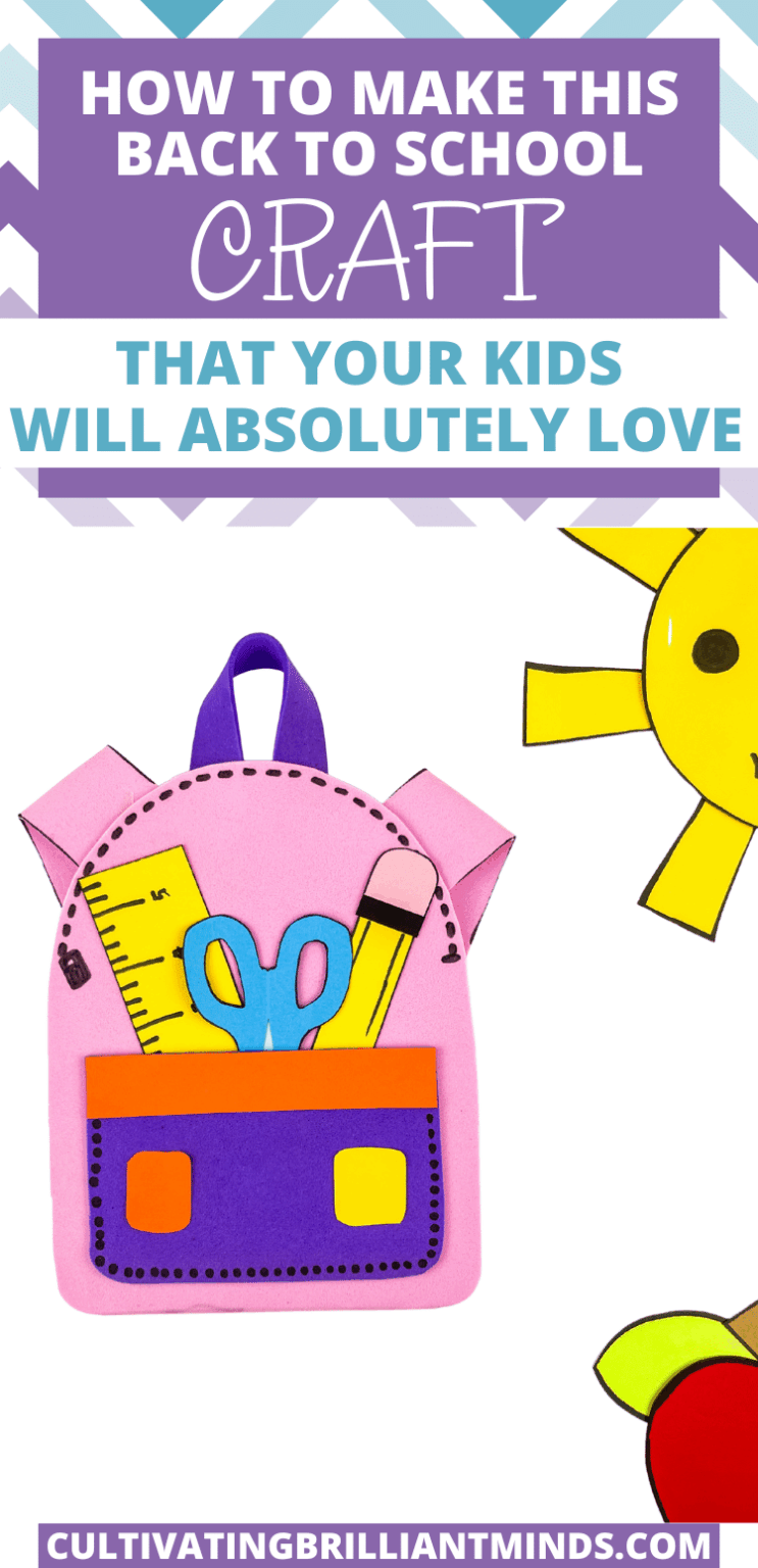 Back-to-School Fun: Paper Backpack Craft for Kids - Cultivating ...