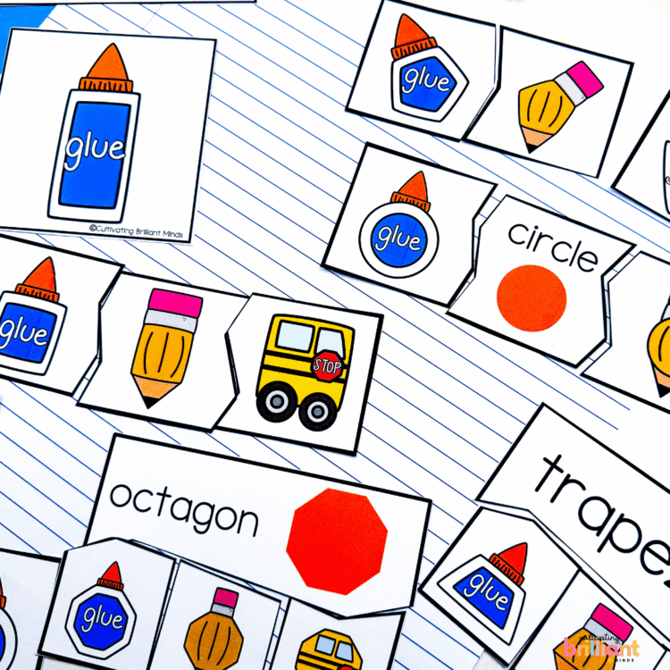 Back to School 2D Shape Math Centers | K/1 Math Center | 2D Shapes ...