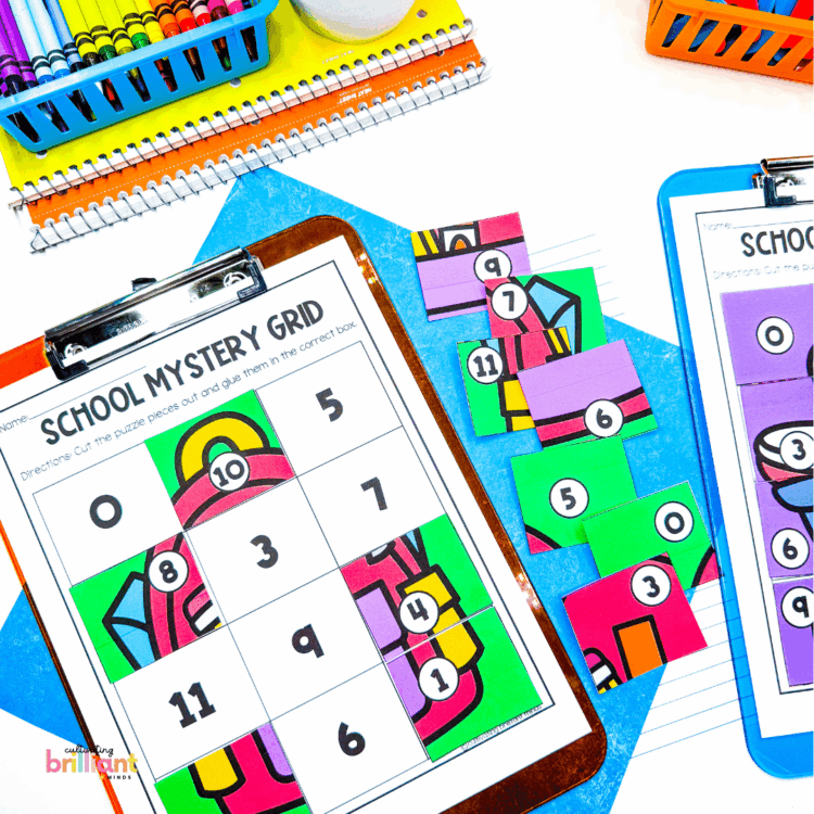 Back to School Mystery Grids | Mixed Grids | Literacy & Math ...