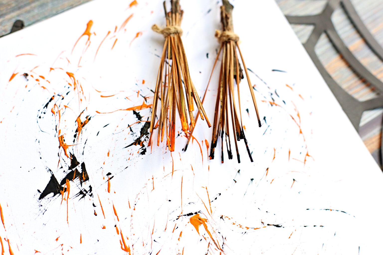 Witch’s Broomstick Paintbrush: A Spooky Sensory Art Activity and ...