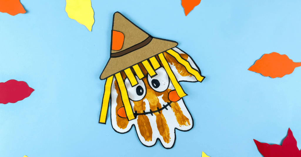 Scarecrow Handprint Craft: A Fantastic Fall Keepsake Craft ...