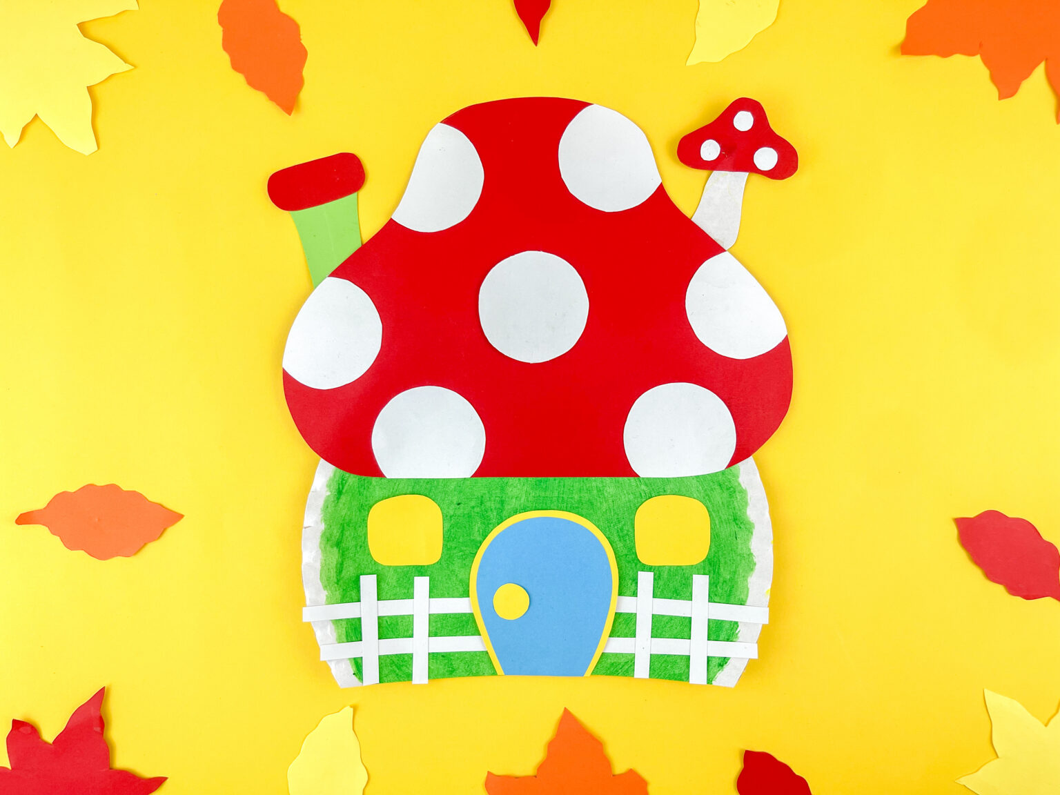 Mushroom Fairy House: A Whimsical Paper Plate Craft for Kids ...