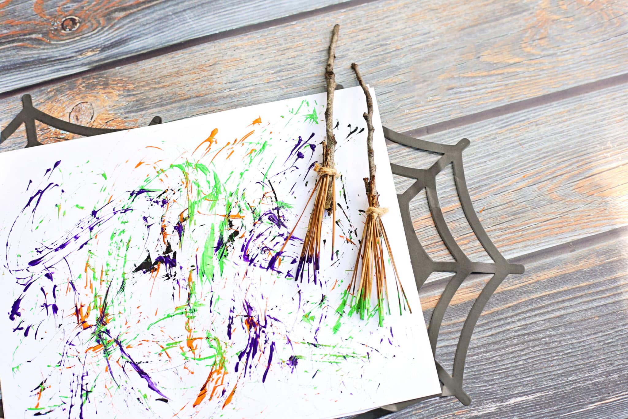Witch’s Broomstick Paintbrush: A Spooky Sensory Art Activity and ...