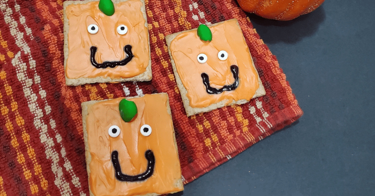 Spookley the Square Pumpkin Graham Crackers - Cultivating Brilliant Minds
