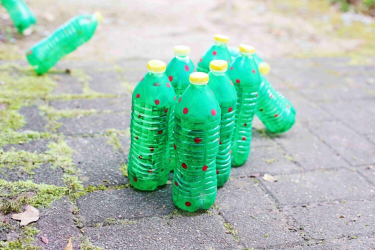 Christmas Tree Bowling: A Christmas Activity for Kids - Cultivating ...