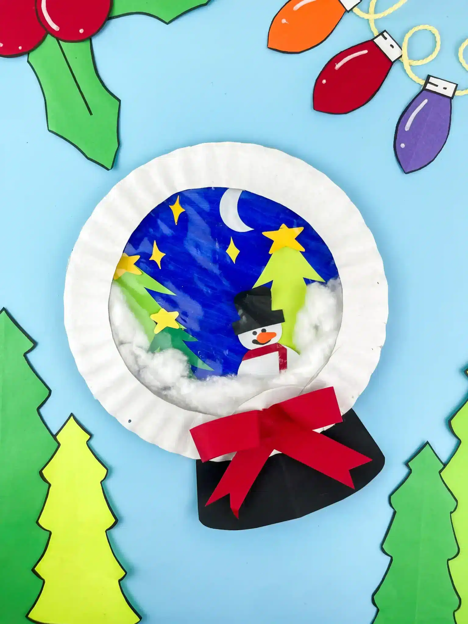 Snowglobe Paper Plate Craft: A Magical Winter Project for Kids ...