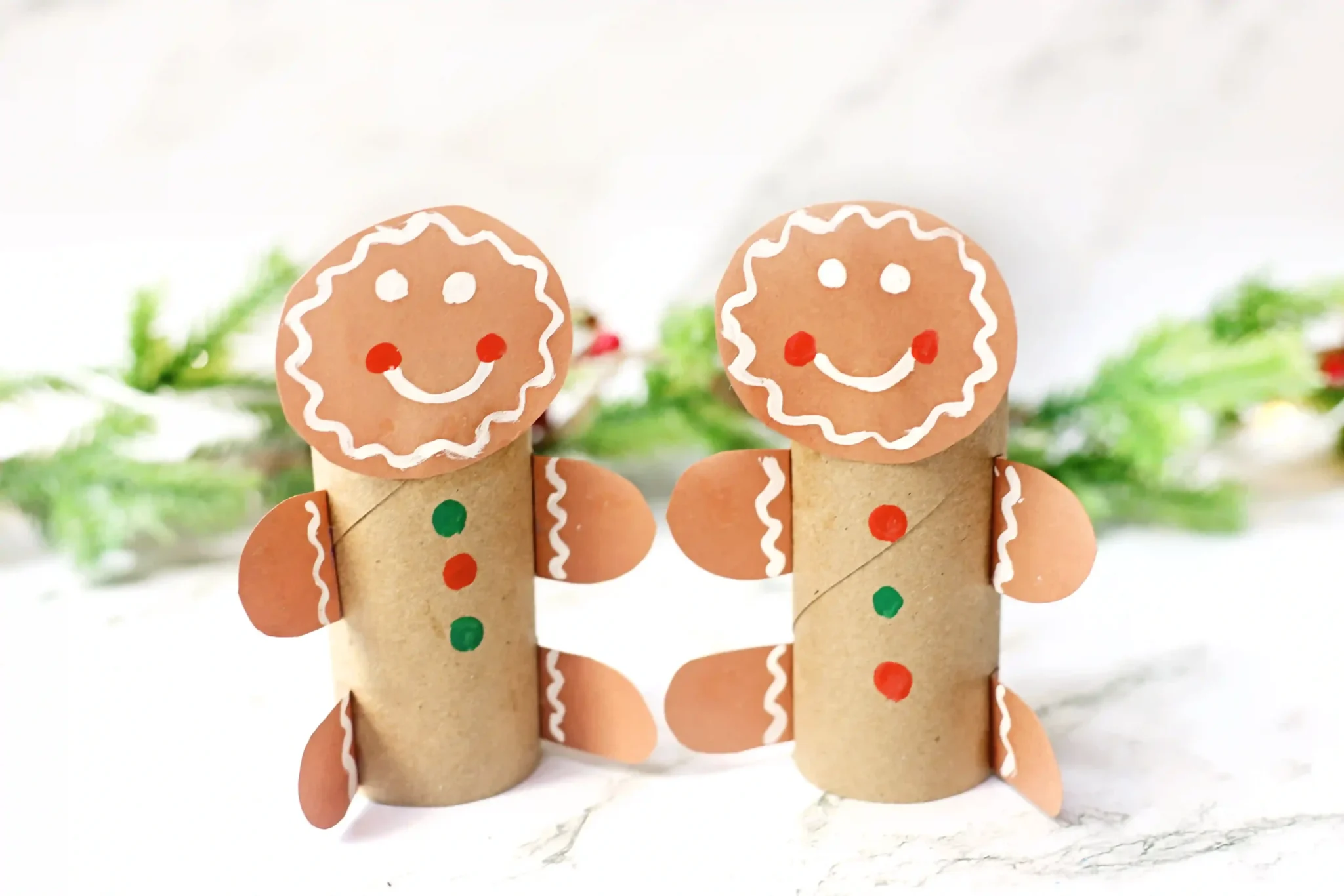Toilet Paper Roll Gingerbread Man: A Christmas Craft for Kids ...