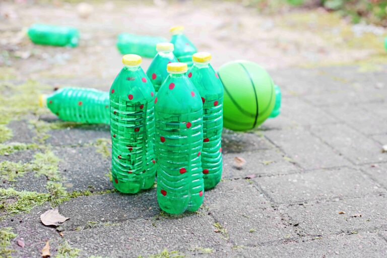 Christmas Tree Bowling: A Christmas Activity for Kids - Cultivating ...