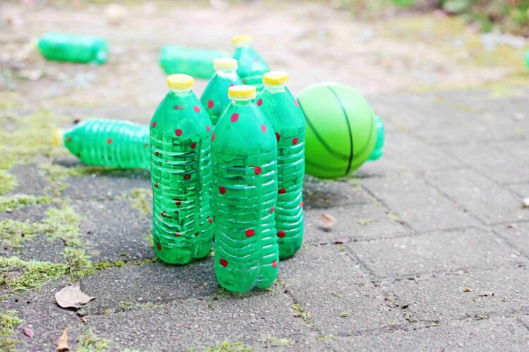 Christmas Tree Bowling: A Christmas Activity for Kids - Cultivating ...