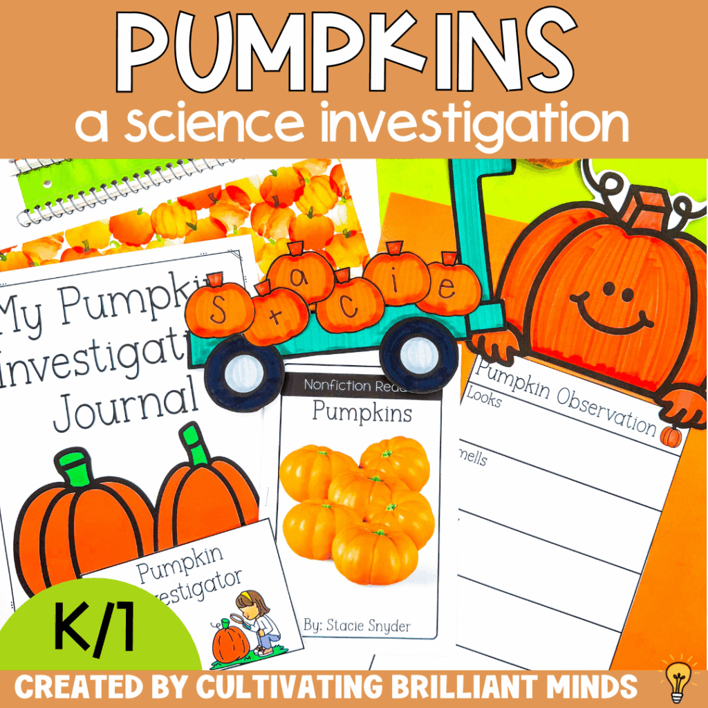 All About Pumpkins Science Unit | Pumpkin Activities & Investigation ...