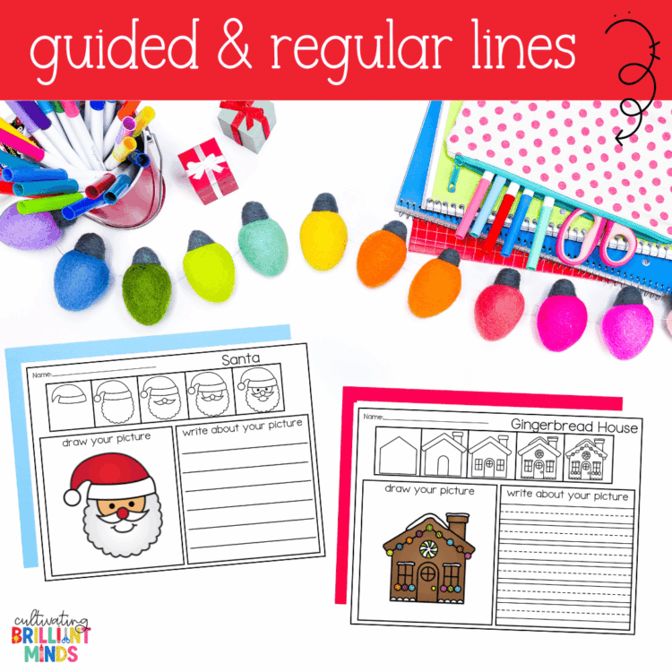 Christmas Directed Drawing Activities & Writing Prompts No Prep Writing ...