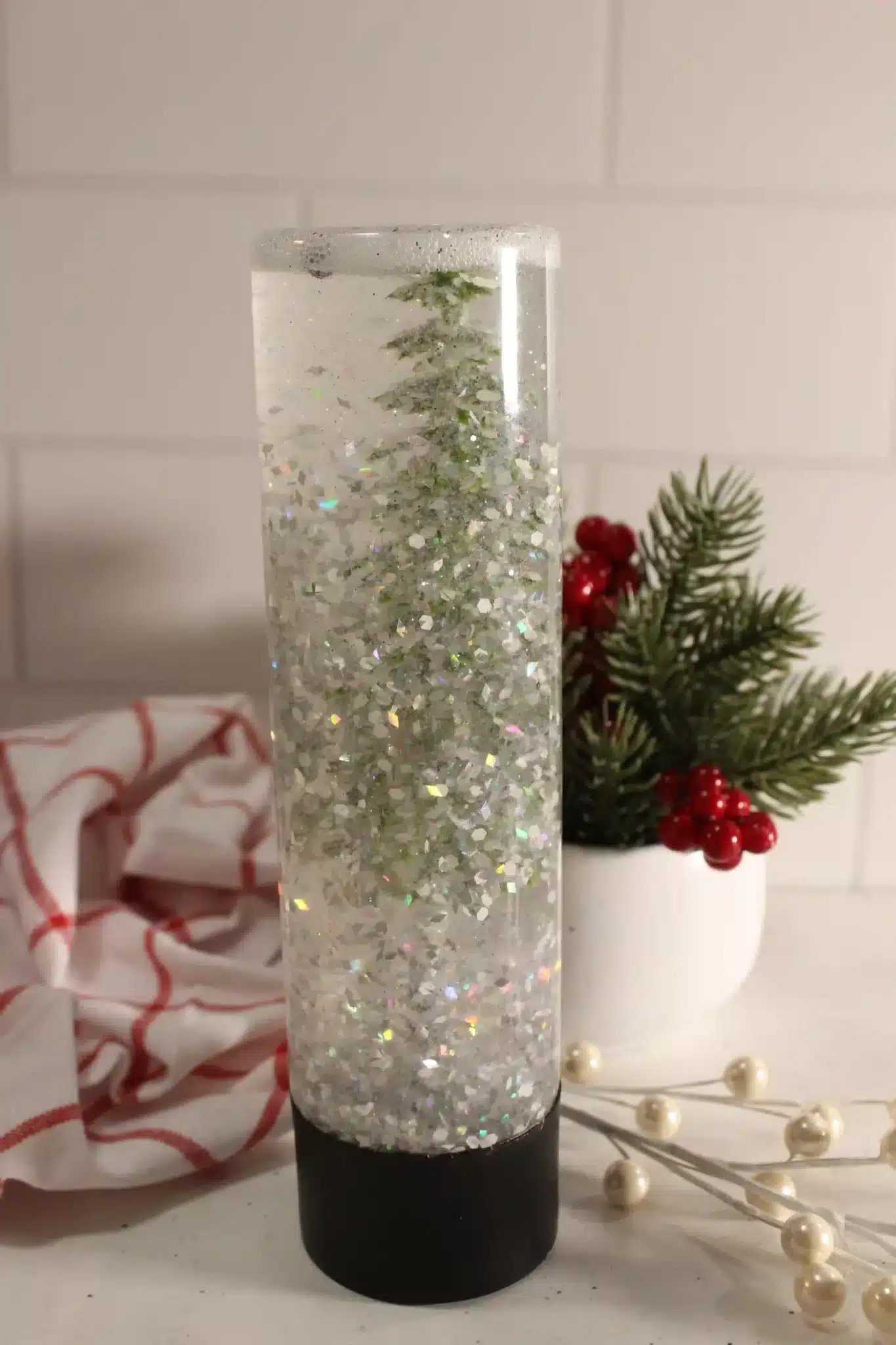 Snow Globe Sensory Bottle: A Sparkly Winter Calm-Down Craft for Kids ...