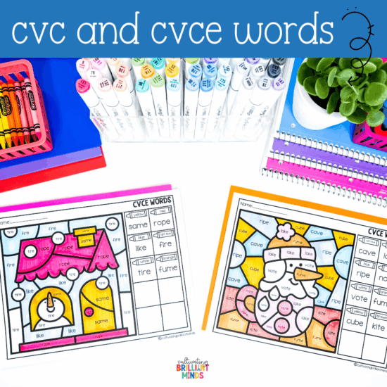 Snowman Color by Codes | Color by Number | Winter | CVC Words | CVCe ...