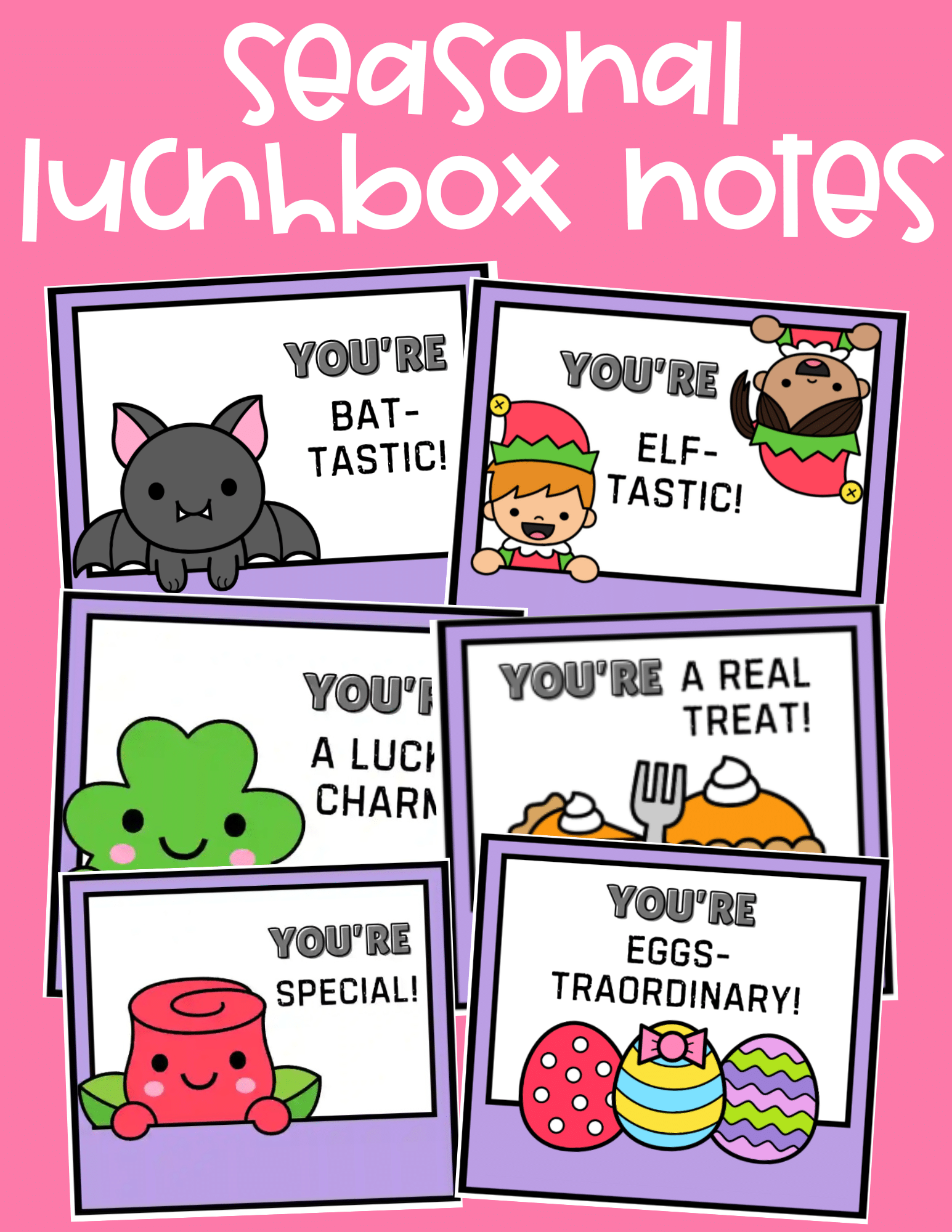 Spread Smiles All Year Long with These Adorable Seasonal Lunch Box ...