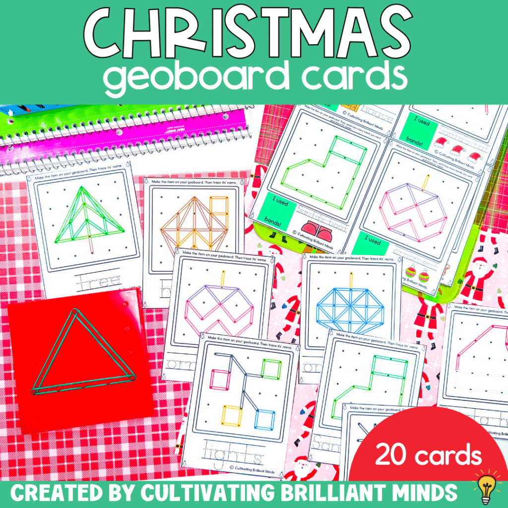Christmas Geoboard Center Fine Motor Skills December Motor Skills ...
