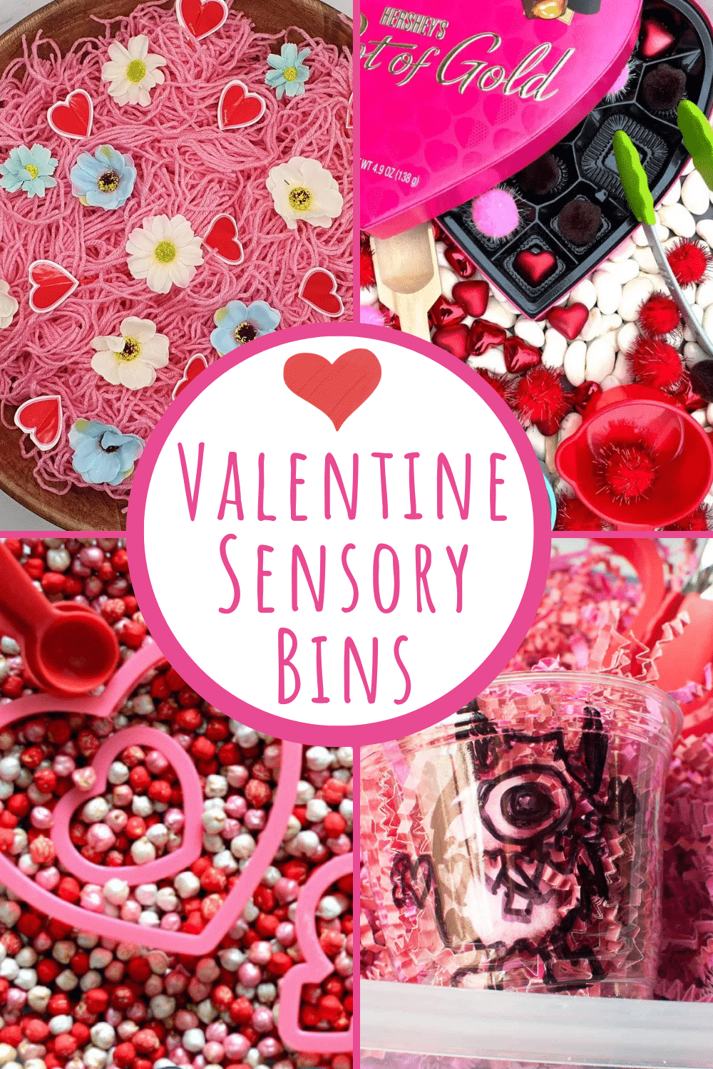 10 of the Best Valentine Sensory Bin Ideas for kids - Cultivating ...