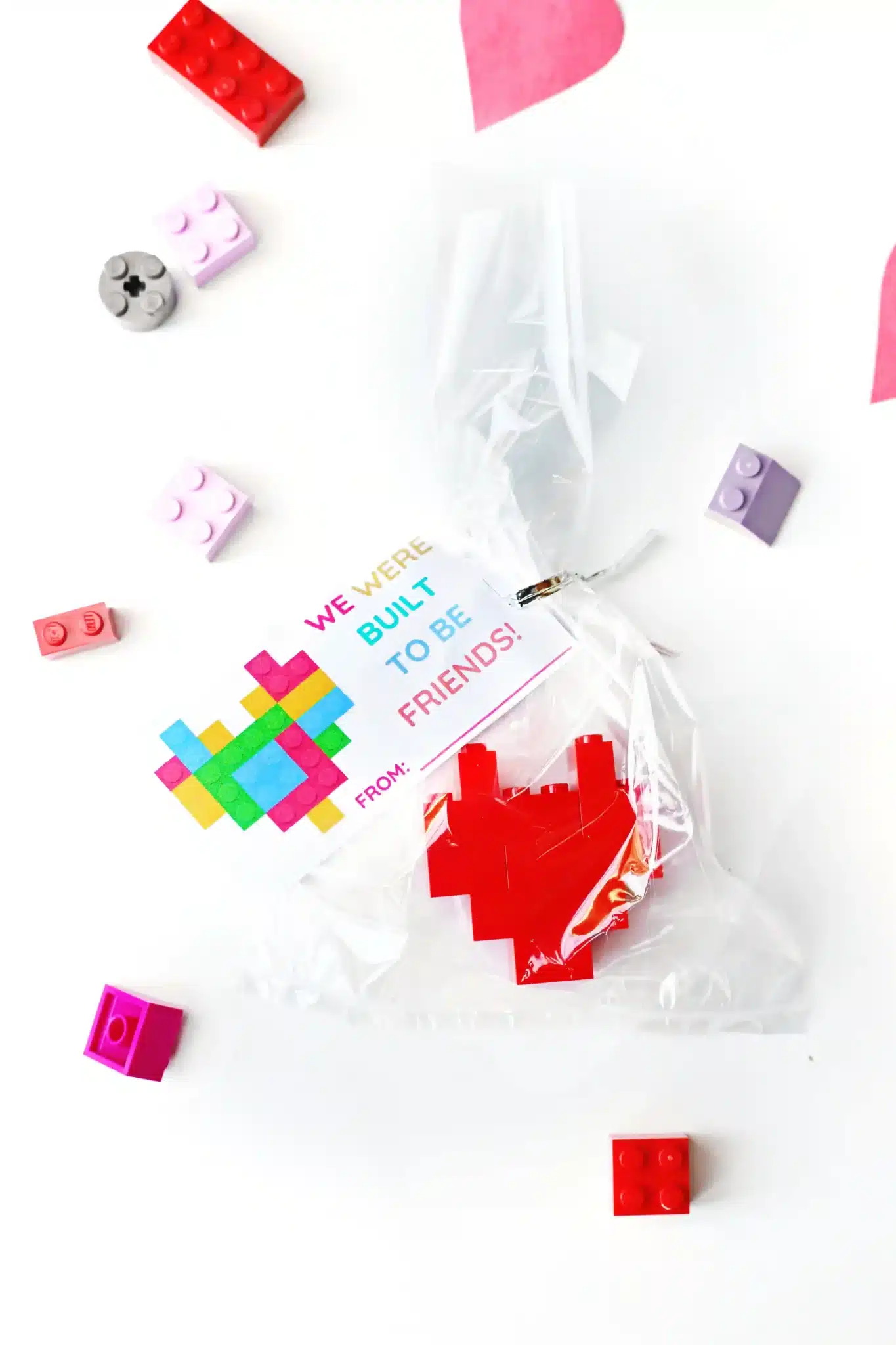 We Were Built to Be Friends: Hands-on LEGO Valentine Cards for Kids ...