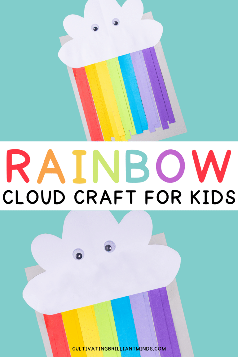The Best Rainbow Cloud Craft For Kids - Cultivating Brilliant Minds