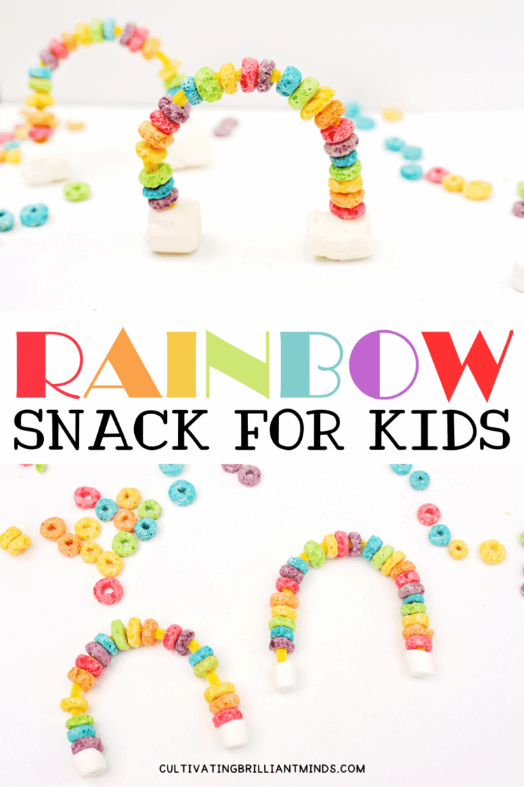 Froot Loops Rainbow Snack: A Colorful Rainbow Activity for Kids ...