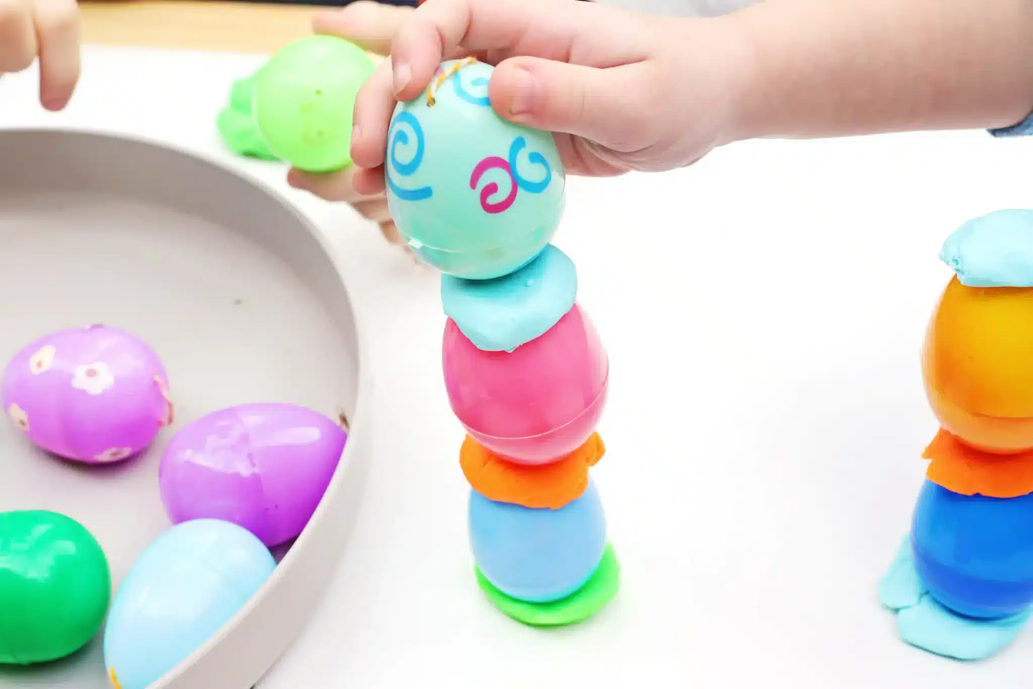Easter Egg Tower STEM Project: An Easter STEM Challenge with Playdough ...