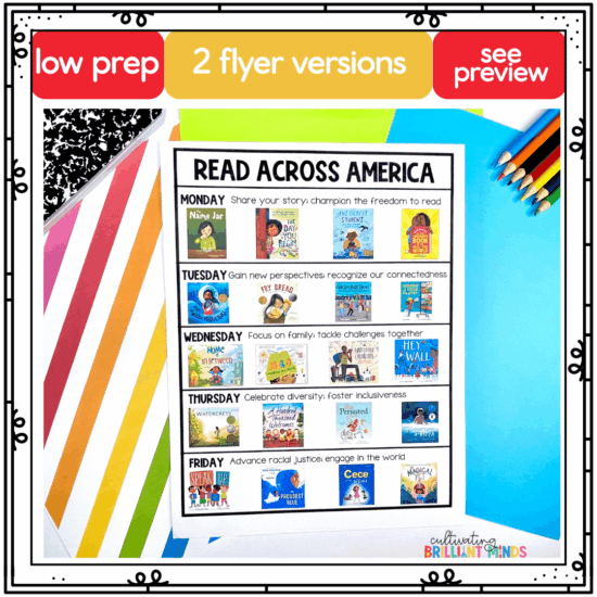 Editable Read Across America Week Dress Up Days | Read Across America ...