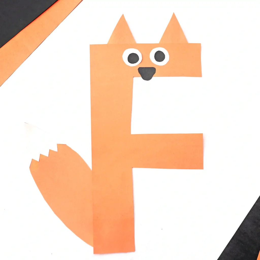 How To Make A Letter F Craft for Preschoolers - Cultivating Brilliant Minds