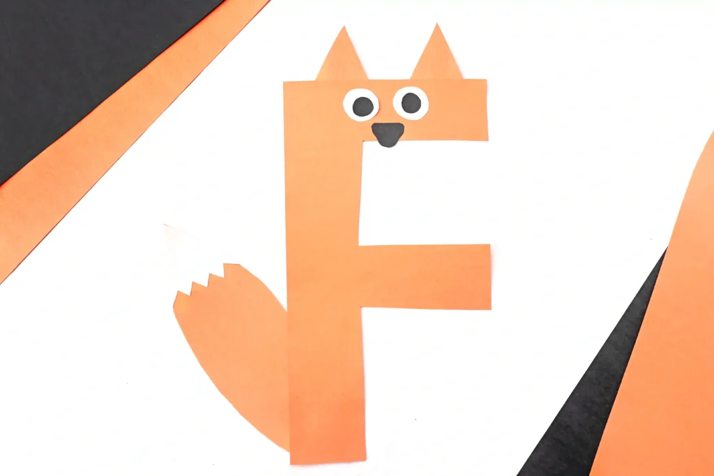 How To Make A Letter F Craft for Preschoolers - Cultivating Brilliant Minds