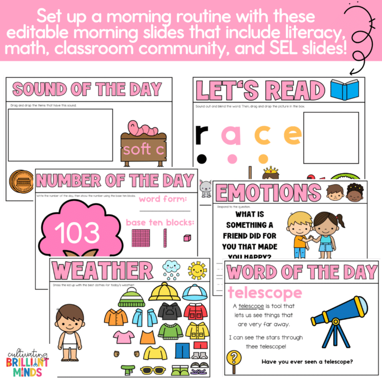 May Morning Meeting Slides First Grade Digital Activities Calendar Math ...