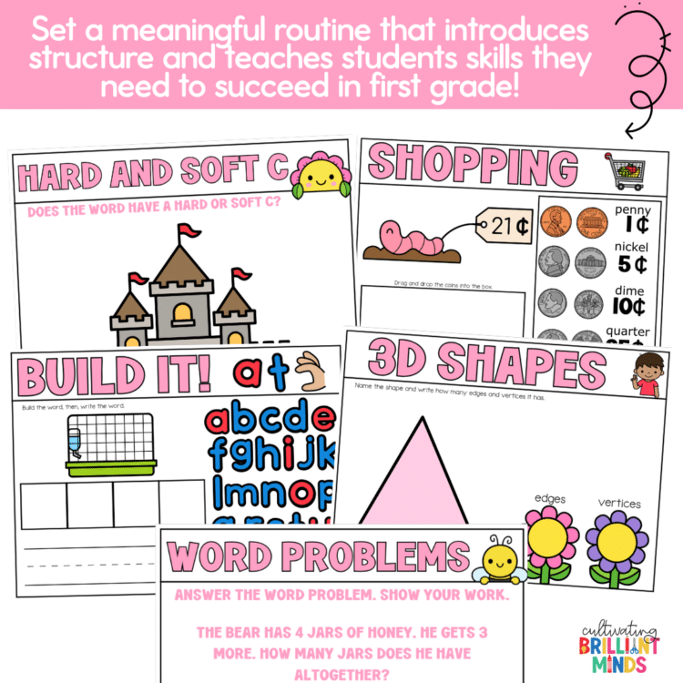May Morning Meeting Slides First Grade Digital Activities Calendar Math ...
