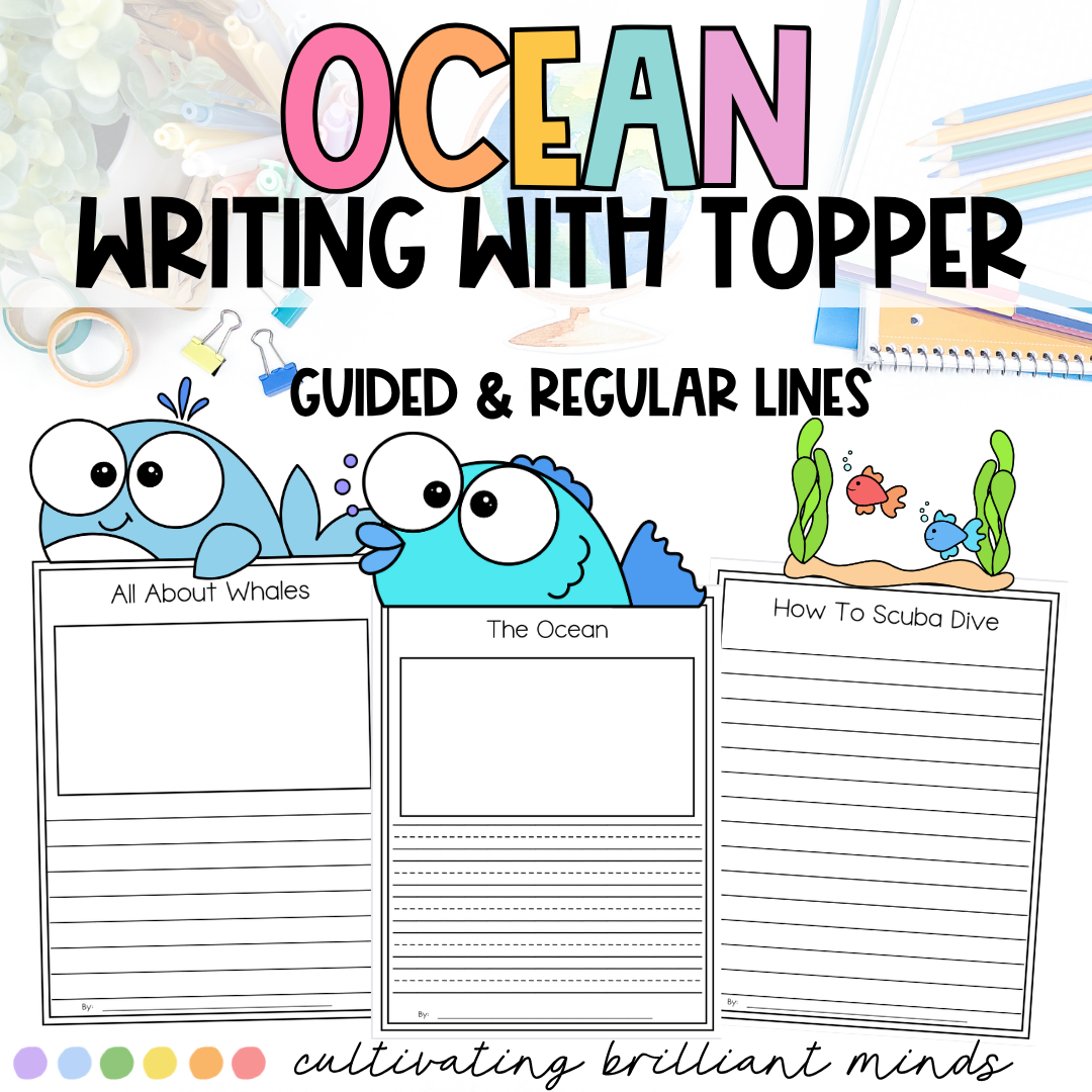 Ocean Writing Crafts | Writing Prompts End of the Year | Summer ...